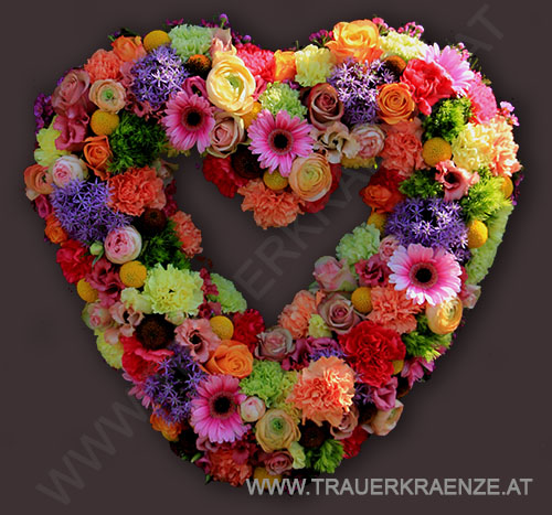 Trauerkranz - Herz - Trauerkränze Webshop Online bestellen - Webshop